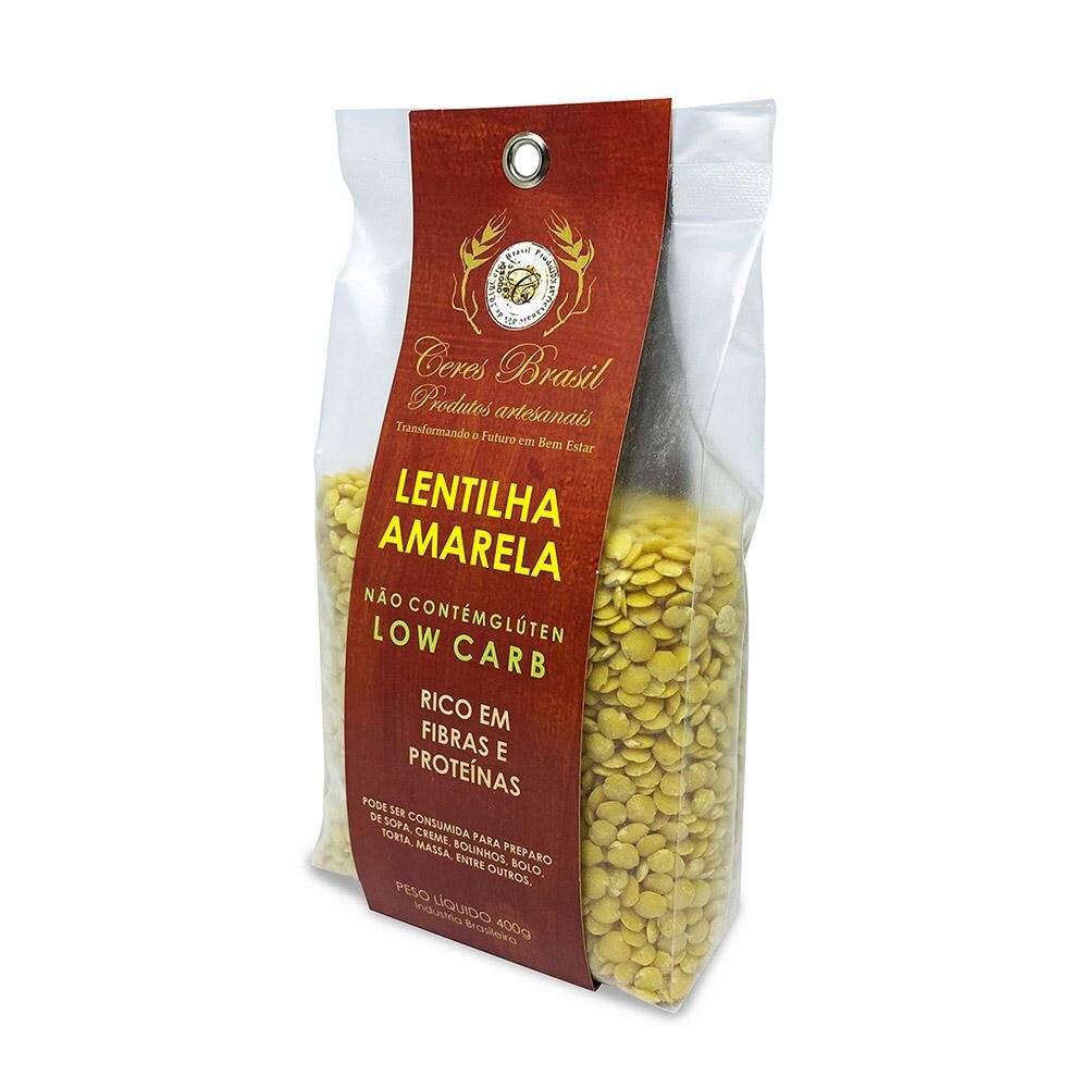 Lentilha Amarela CERES BRASIL Low Carb Sem Glúten 400g - Angeloni ...
