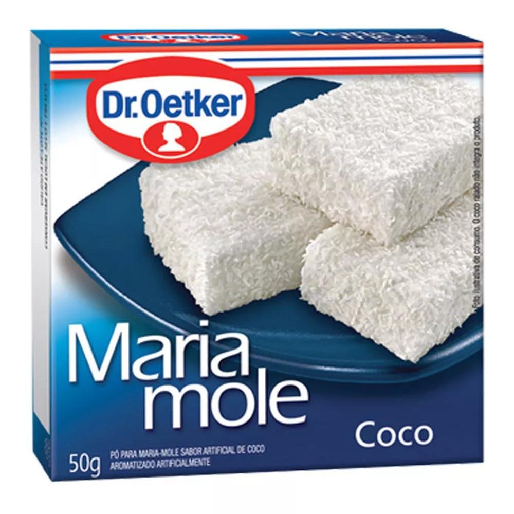 Pó para Maria Mole Dr Oetker Coco 50g - Angeloni Supermercado