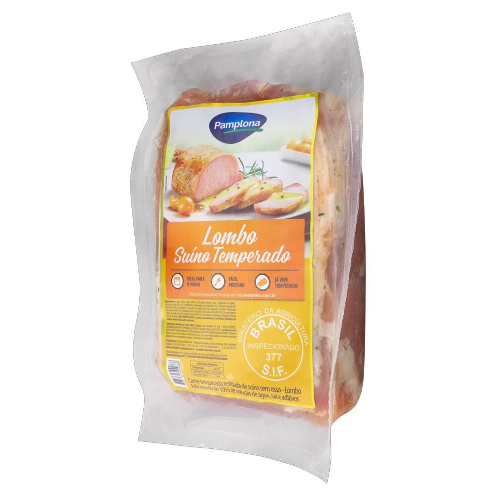 Lombo Suíno Pamplona Temperado Resfriado | Sabor e Qualidade