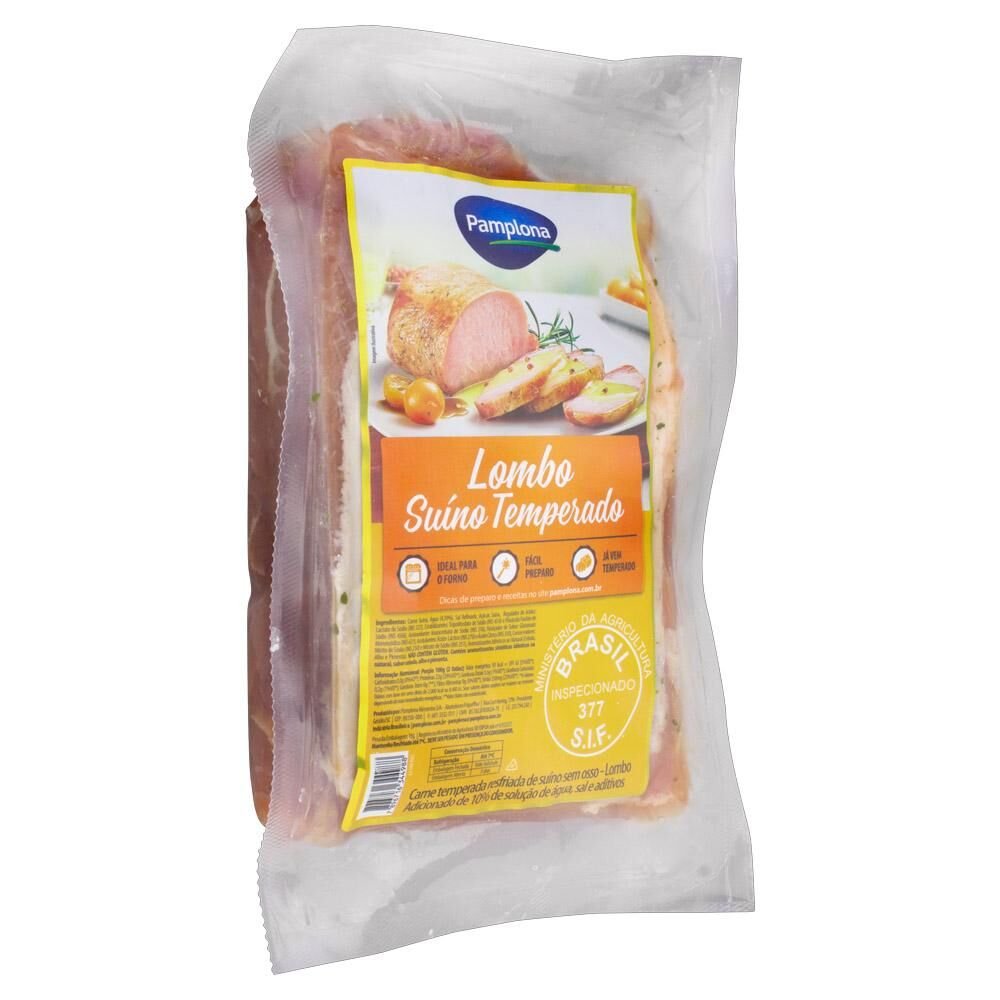 Lombo Suíno Pamplona Temperado Resfriado | Sabor e Qualidade