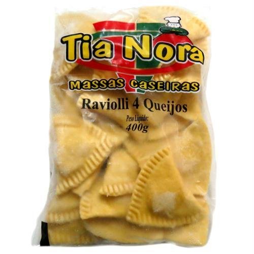 Ravioli Tia Nora 4 Queijos 400g - Angeloni Supermercado