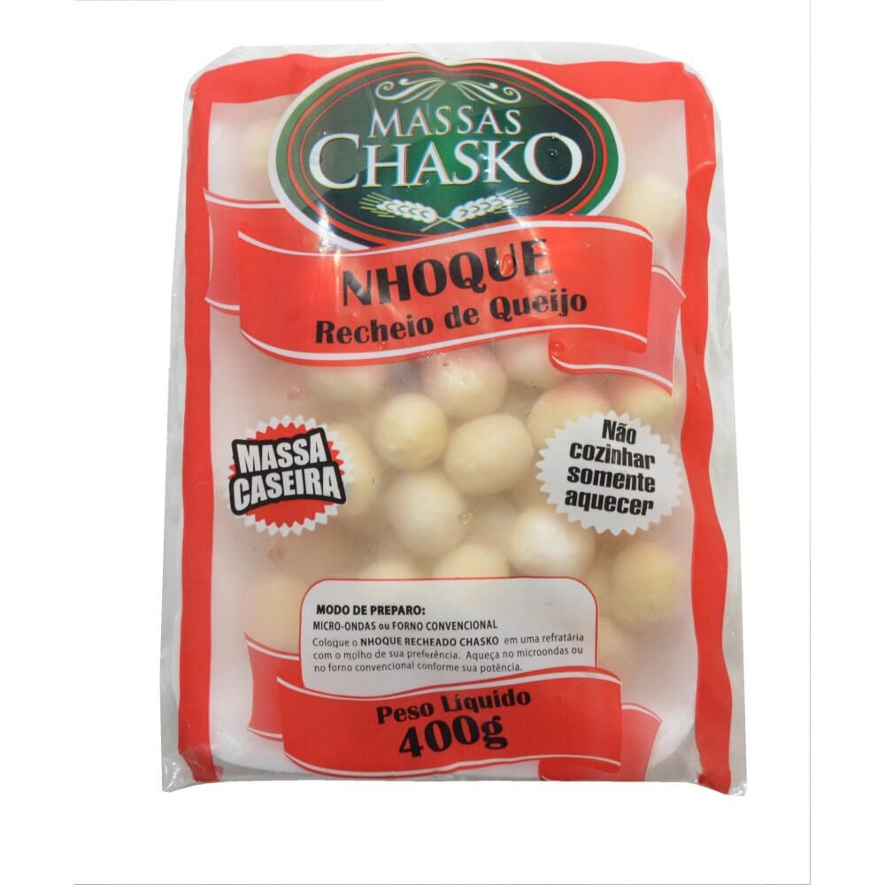 NHOQUE BATATA CHASKO Recheado Com Queijo 400gr - Angeloni Supermercado
