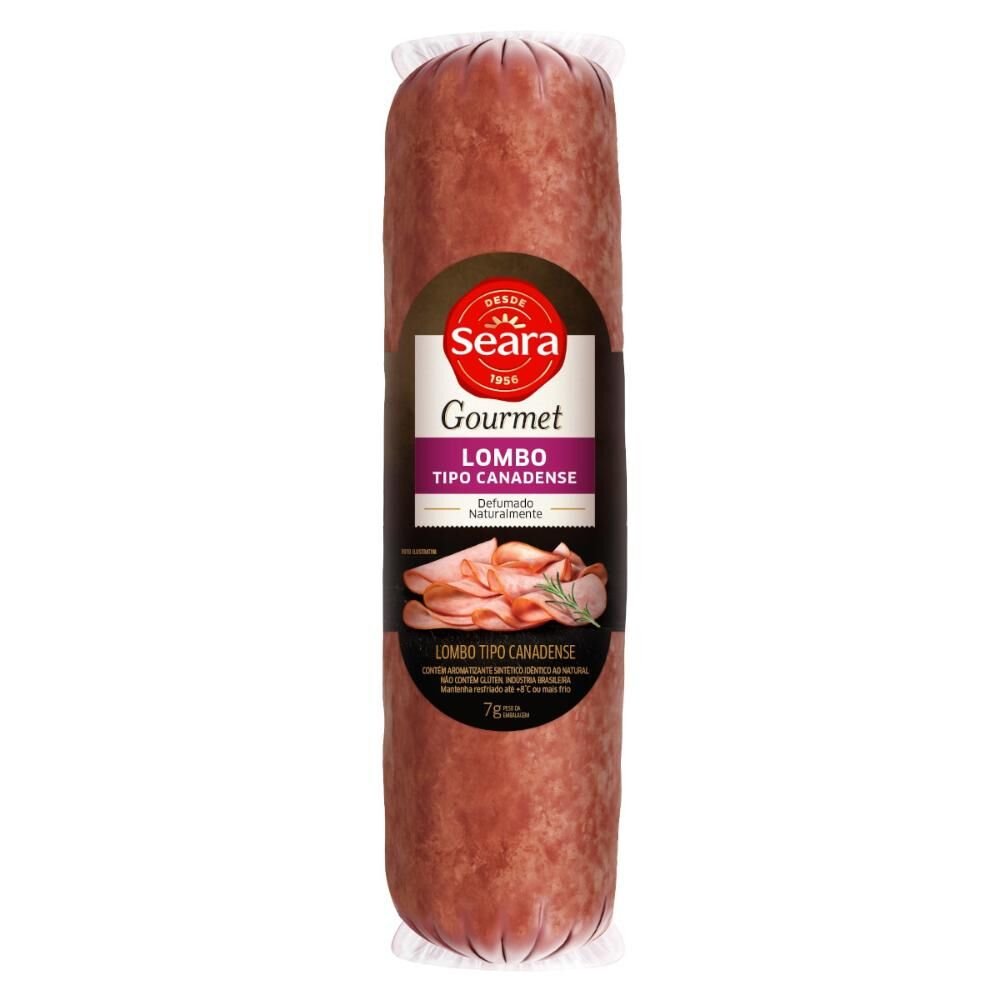 Lombo Seara Gourmet Canadence Defumado Kg - Angeloni Supermercado
