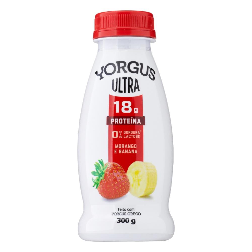 Iogurte Yorgus Ultra Morango E Banana 300g - Angeloni Supermercado