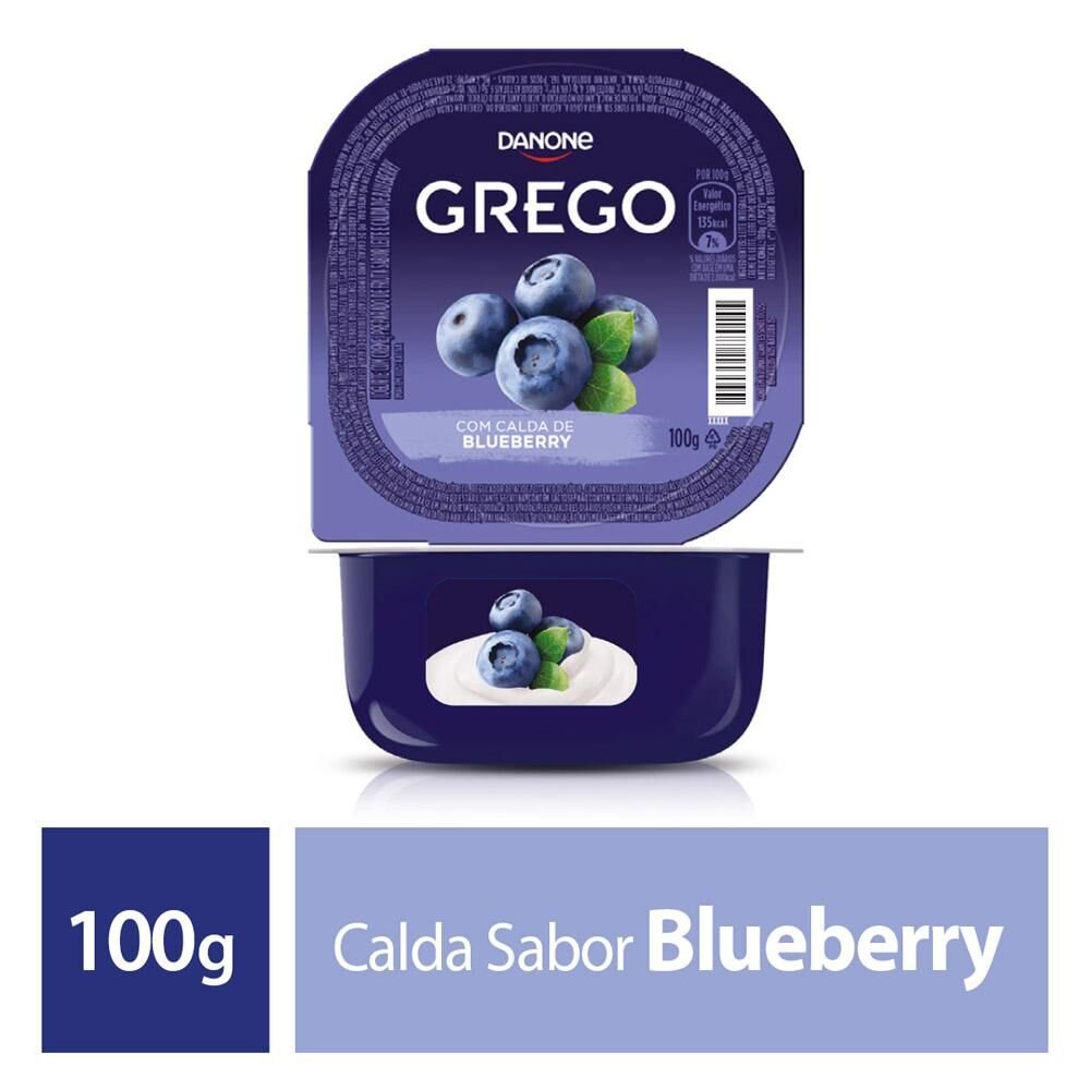 Iogurte Danone Grego Calda De Blueberry 100g - Angeloni Supermercado