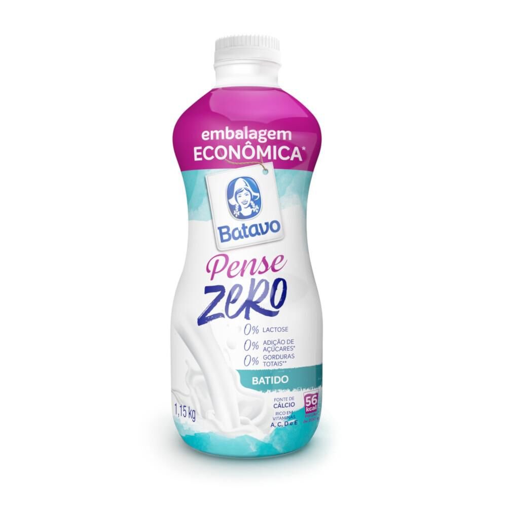 Iogurte Batavo Zero Lactose sem Adição de Açúcares