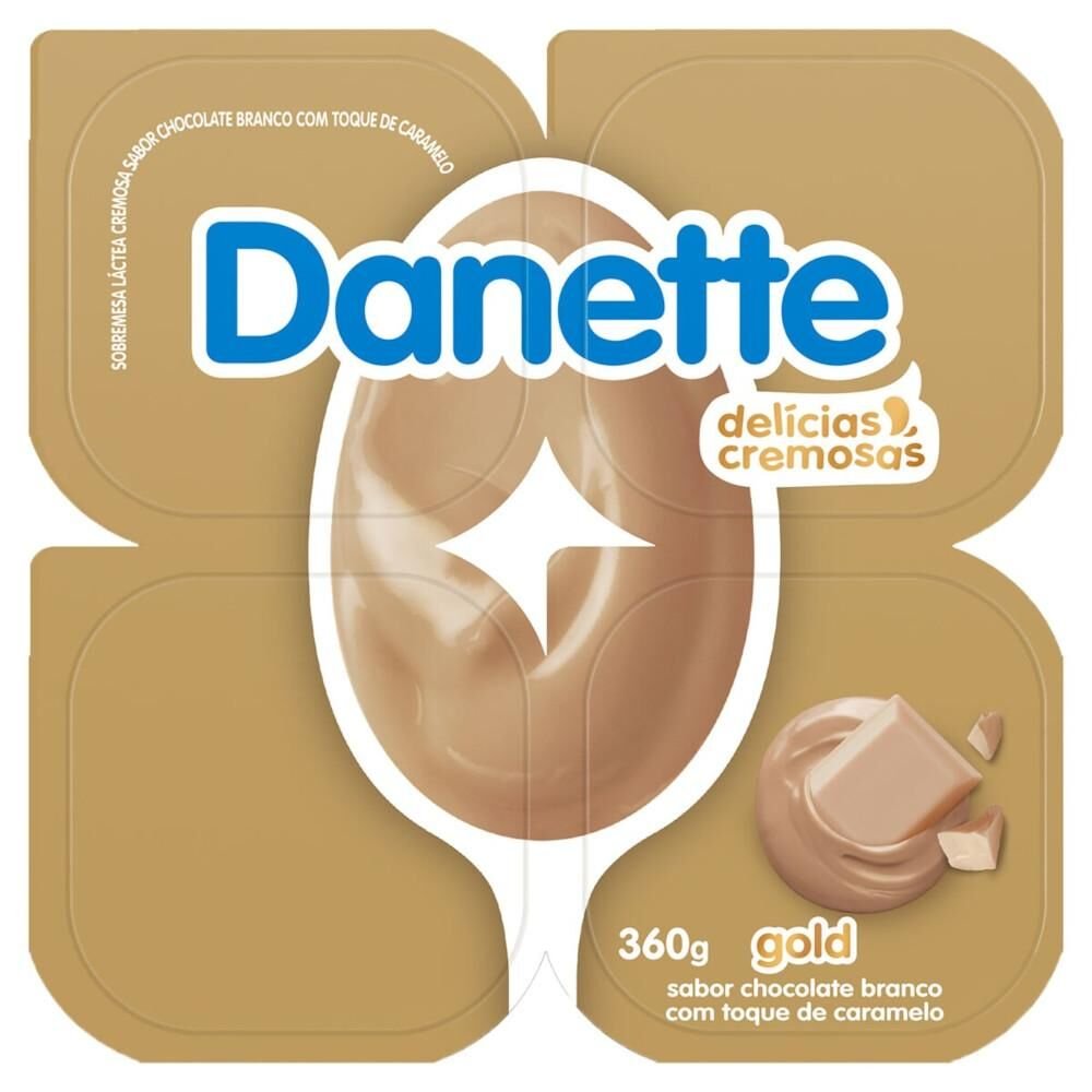 Sobremesa DANETTE Chocolate Branco com Caramelo 360g - Angeloni ...