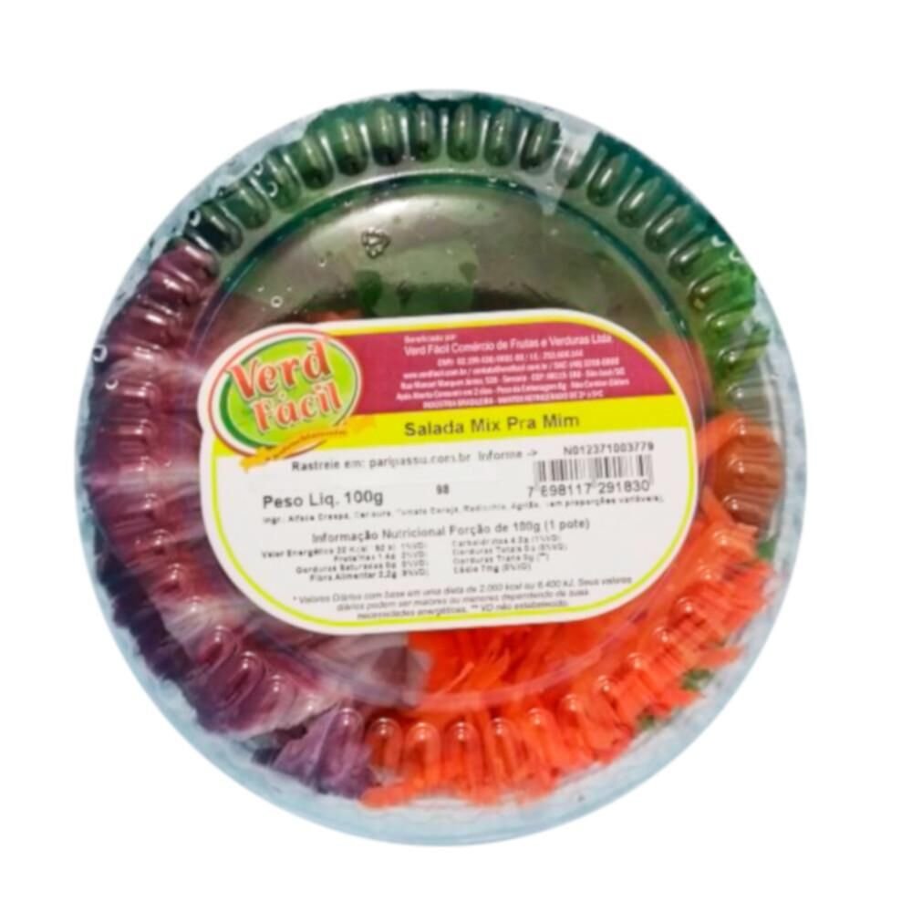 Mix Salada Pra Mim Verd Fácil 100g - Angeloni Supermercado