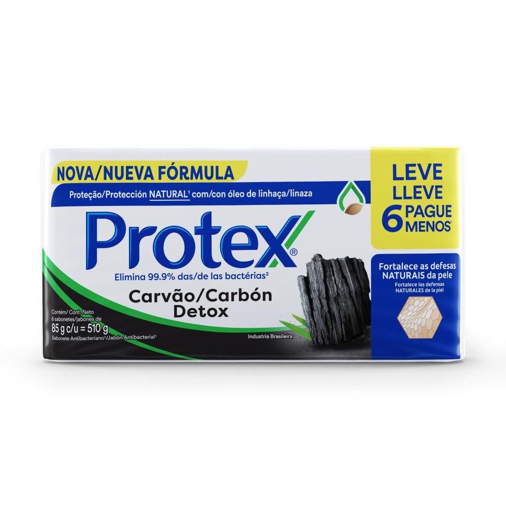 Sabonete PROTEX Carvão Dettox 85g cada Leve 6 Pague Menos - Angeloni ...