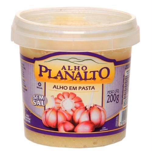 Alho em Pasta PLANALTO 200g - Angeloni Supermercado
