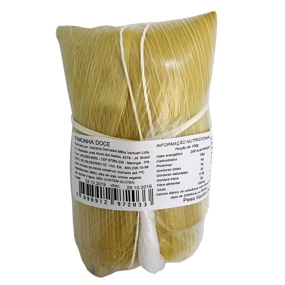 Pamonha Doce DO CEZAR 240g - Angeloni Supermercado