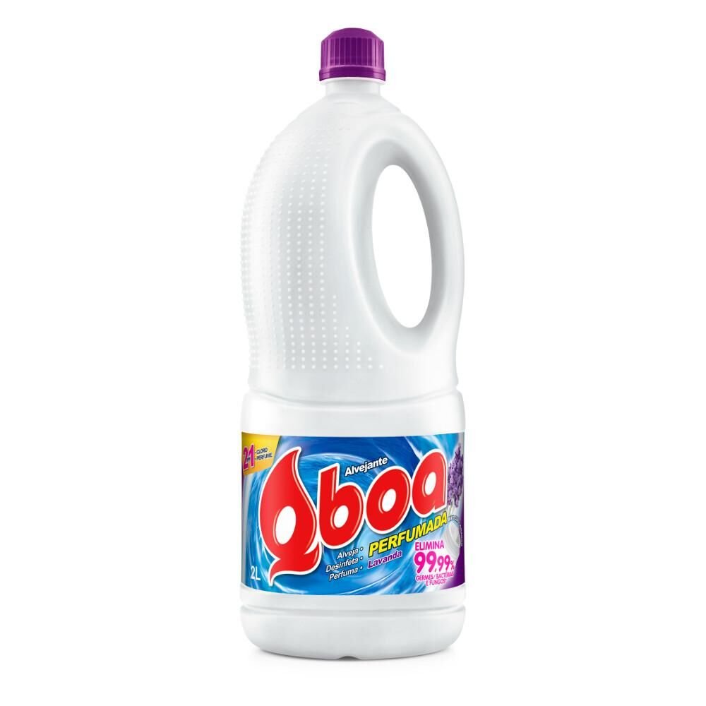 Alvejante Qboa Lavanda 2L - Limpeza Eficiente - Angeloni Supermercado