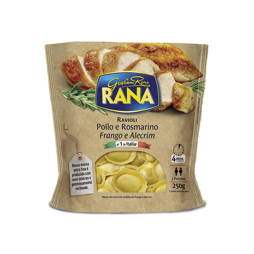 Massa Ravioli Rana De Frango Com Alecrim 250g - Angeloni Supermercado