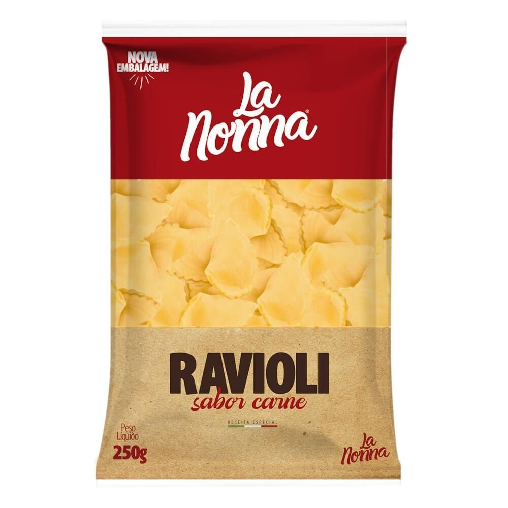 Ravioli La Nonna Carne Resfriada 205gr - Angeloni Supermercado