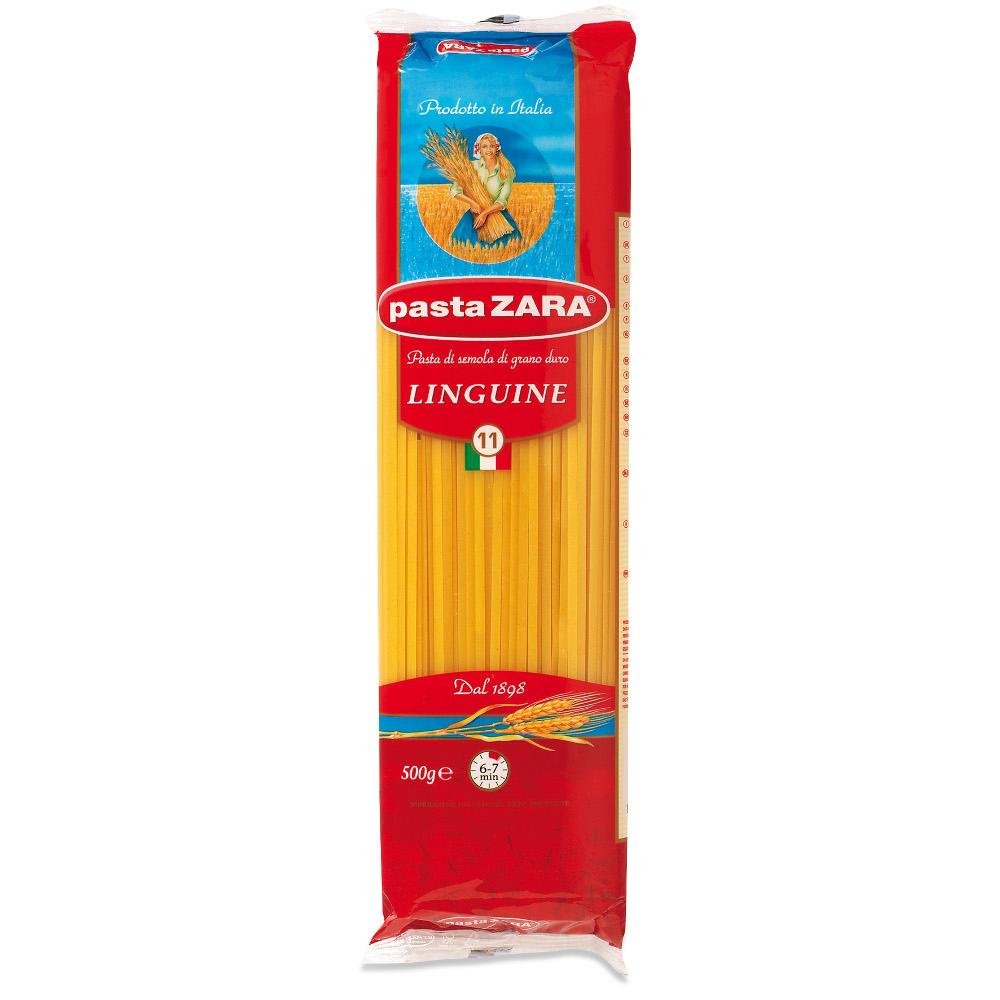 Massa Italiana Pasta Zara Linguine 500g - Angeloni Supermercado