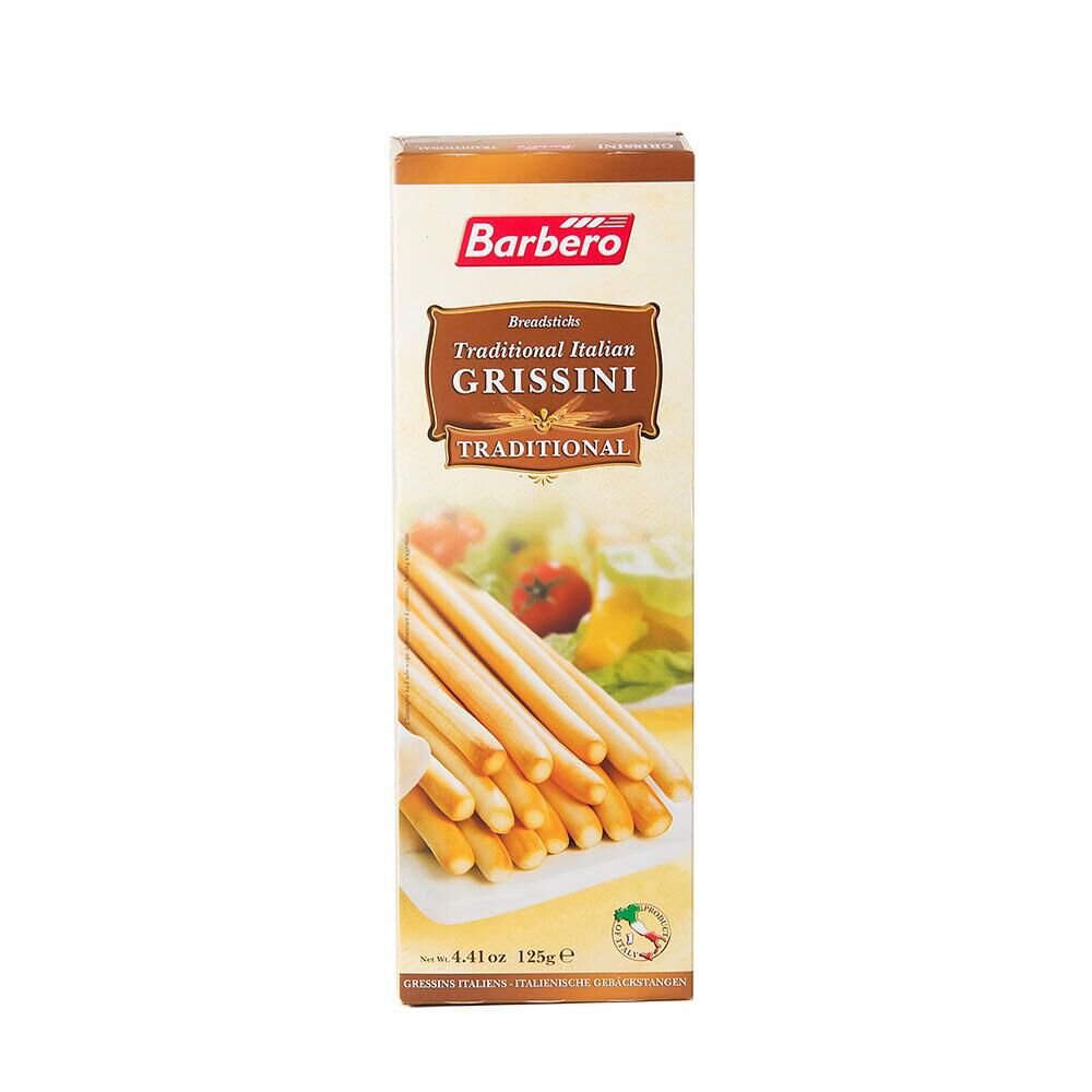Biscoito BARBERO GRISSINI BARBERO Tradicional 125g - Angeloni Supermercado