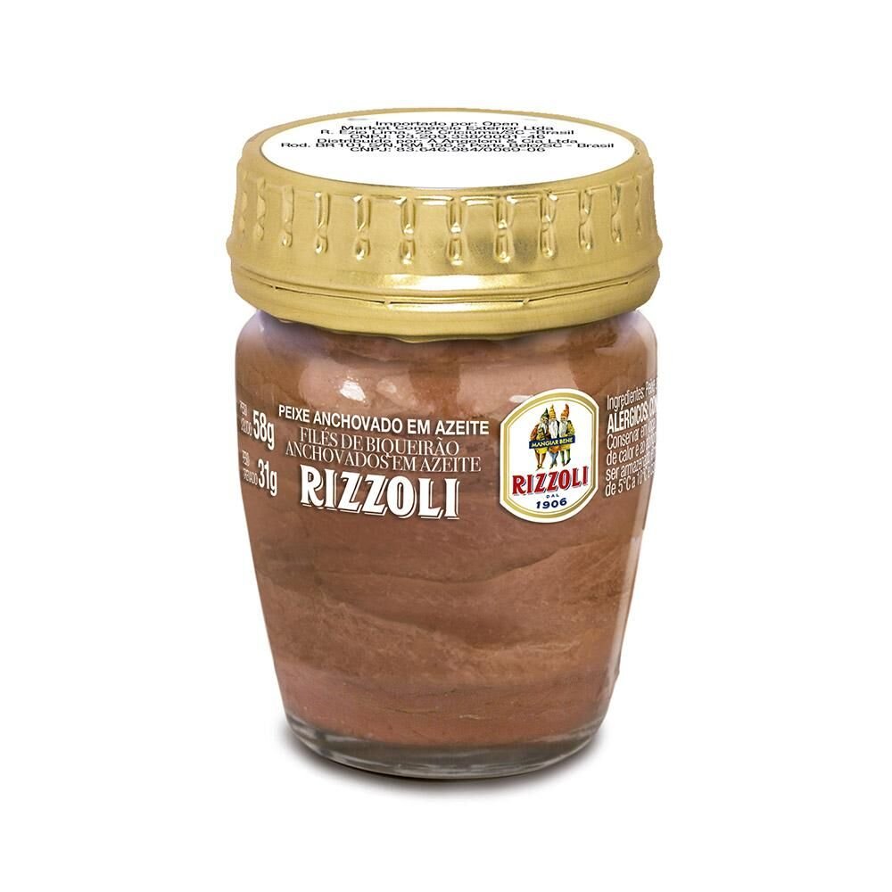 Filé de Aliche Italiana RIZZOLI Azeite Resfriado 58g - Angeloni ...