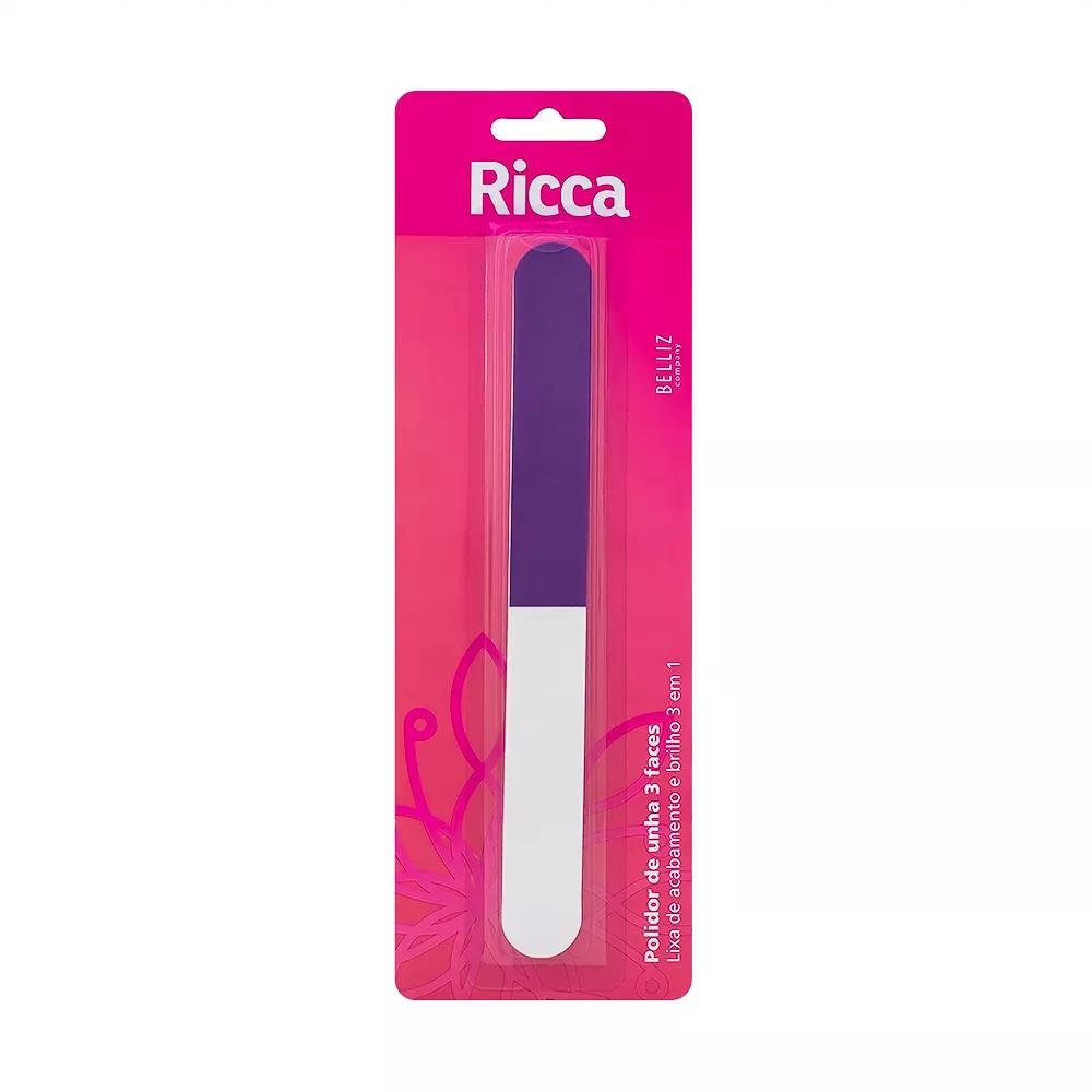 Lixa Ricca 3 Faces Polidora Unhas perfeitas e brilhantes