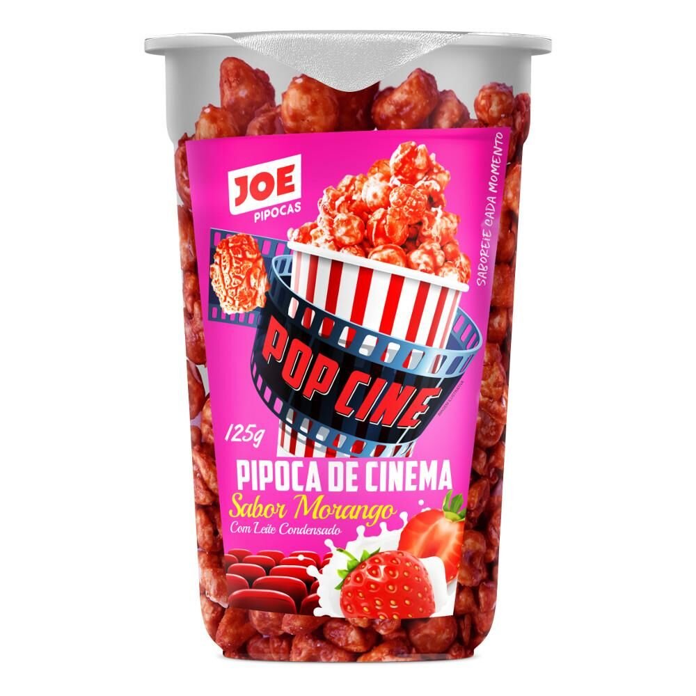 Pipoca JOE PIPOCAS Morango com Leite Condesado 115g - Angeloni Supermercado