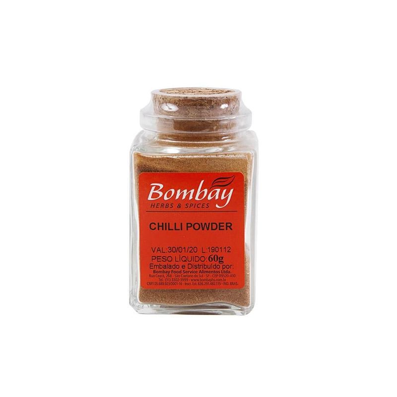 Chilli BOMBAY Herbs & Spices Powder 60g - Angeloni Supermercado