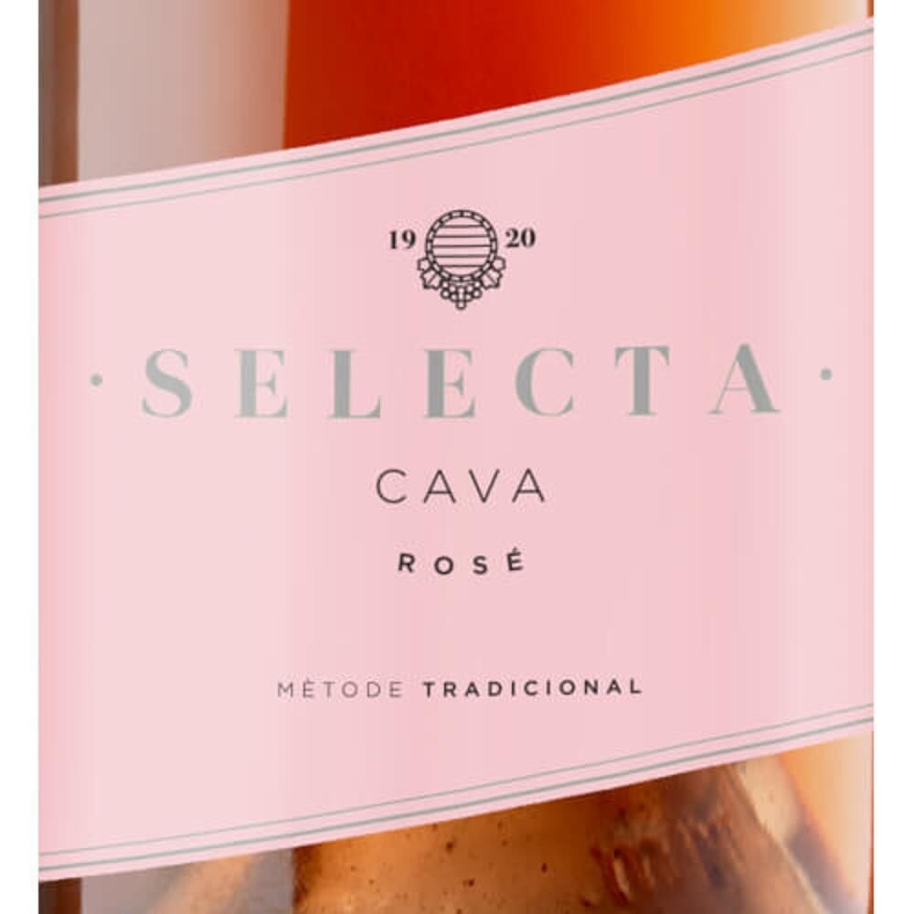 Cava Espanhola SELECTA Rosé Garrafa 750ml - Angeloni Supermercado