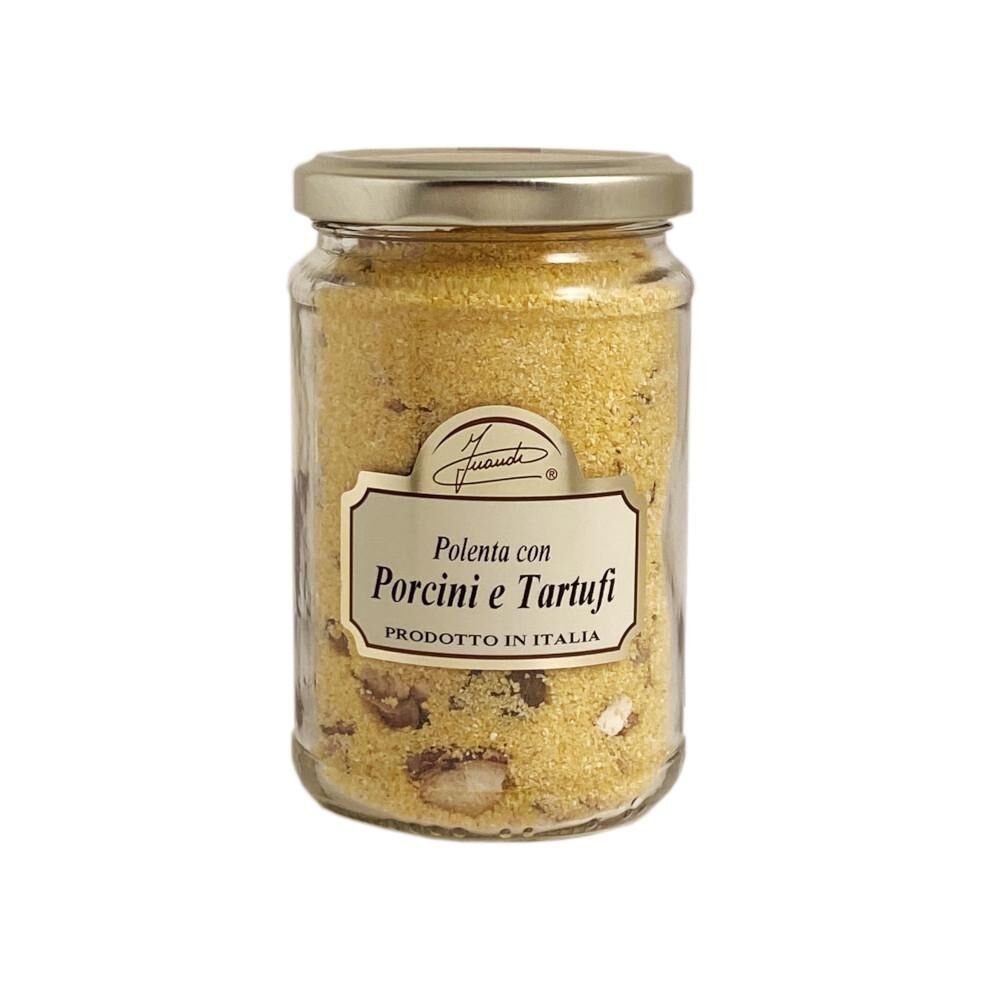 Polenta Italiana INAUDI com Tartufo e Porcini 180g - Angeloni Supermercado