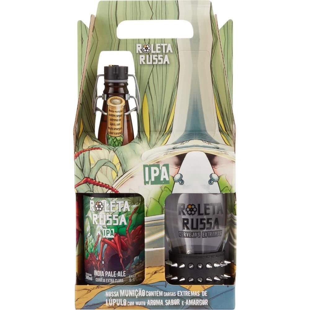 Pack Cerveja Roleta Russa 500ml + Copo 320ml | Promoção - Angeloni ...