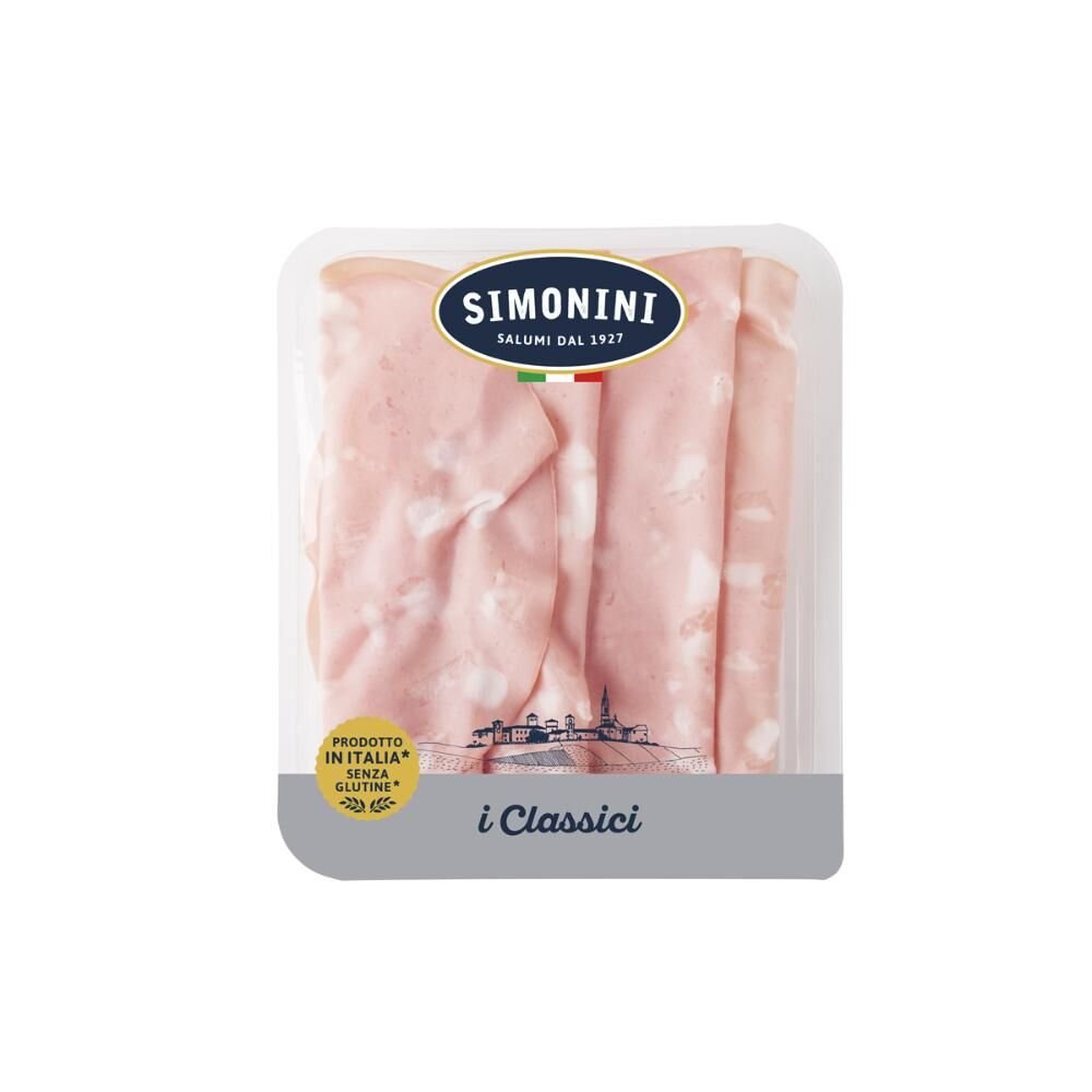 Mortadela Italiana SIMONINI Bologna Fatiada 100g