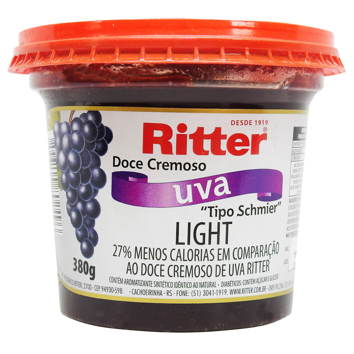 Ritter Light Uva Pote 380g Delicioso e Saudável - Angeloni Supermercado