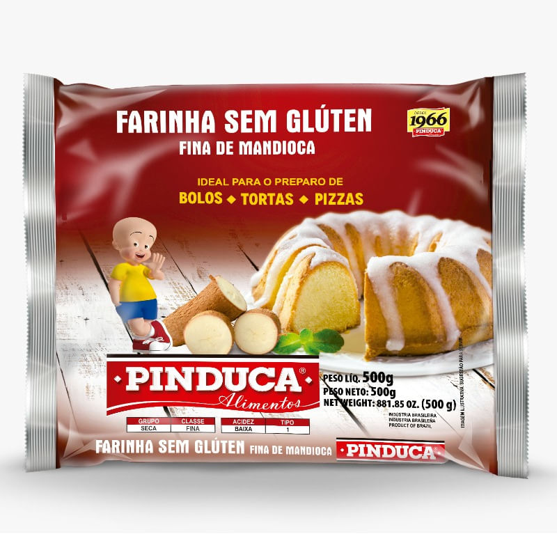 Farinha de Mandioca PINDUCA sem Glúten 500g - Angeloni Supermercado
