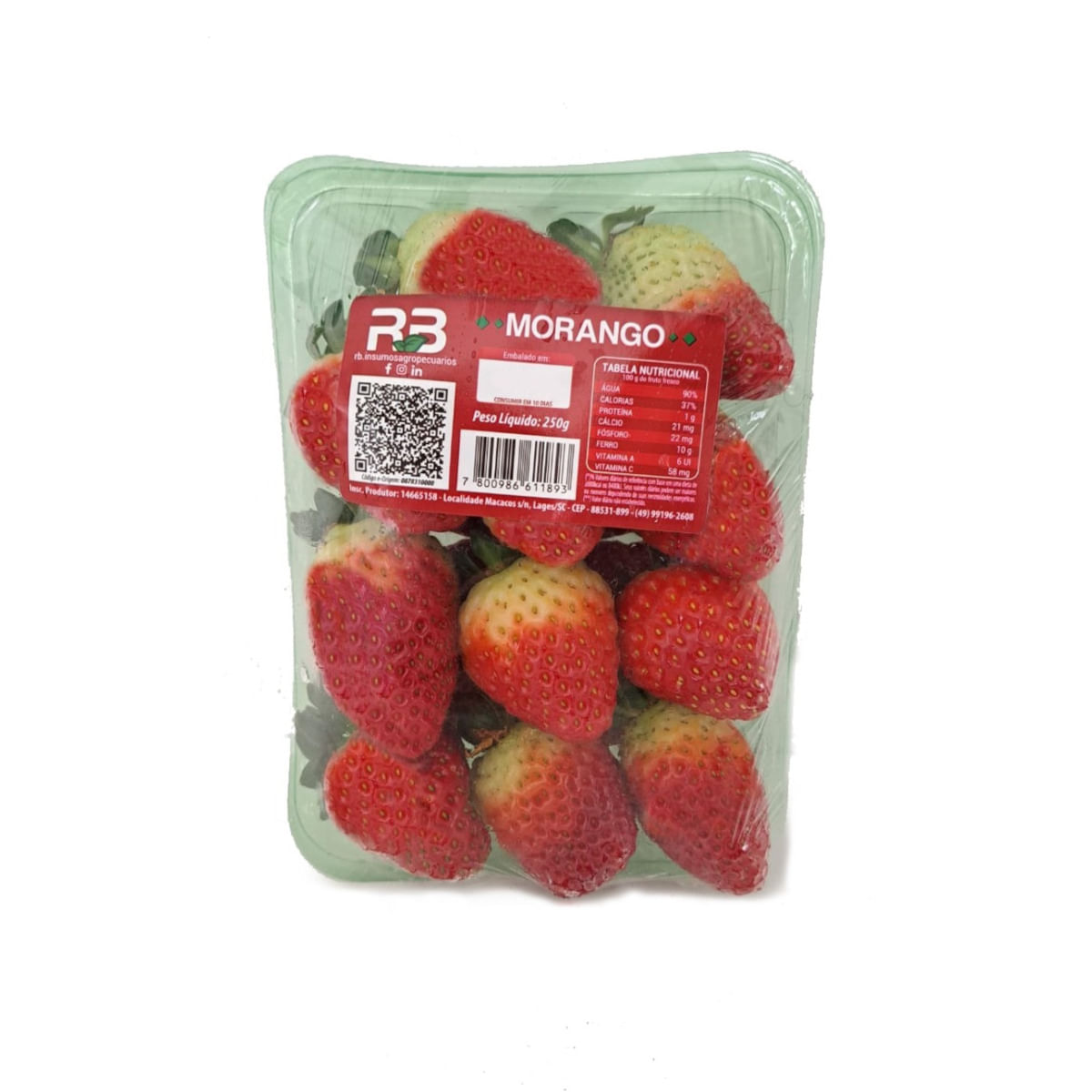 Morango RB 250g - Angeloni Supermercado