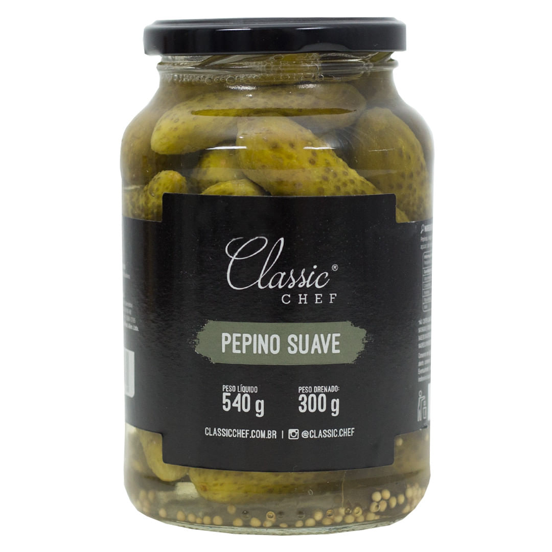 Pepino Suave CLASSIC CHEF 300g - Angeloni Supermercado