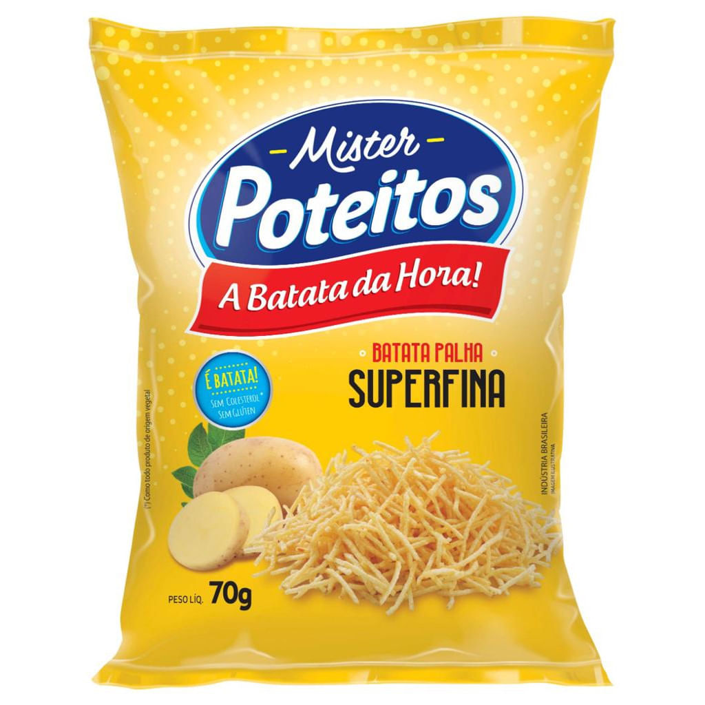 Batata Palha MISTER POTEITOS Super Fina sem Glúten 70g - Angeloni ...