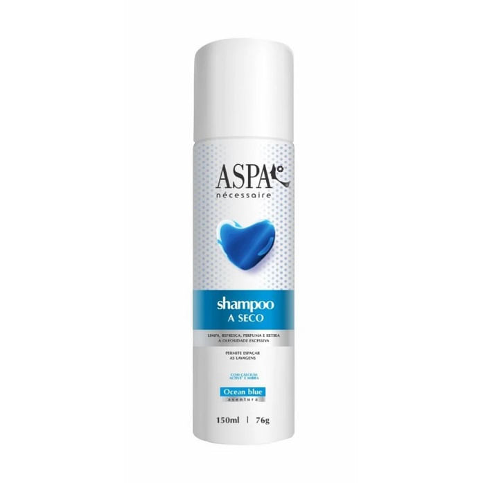 Shampoo a Seco ASPA Ocean Blue 150ml - Angeloni Supermercado