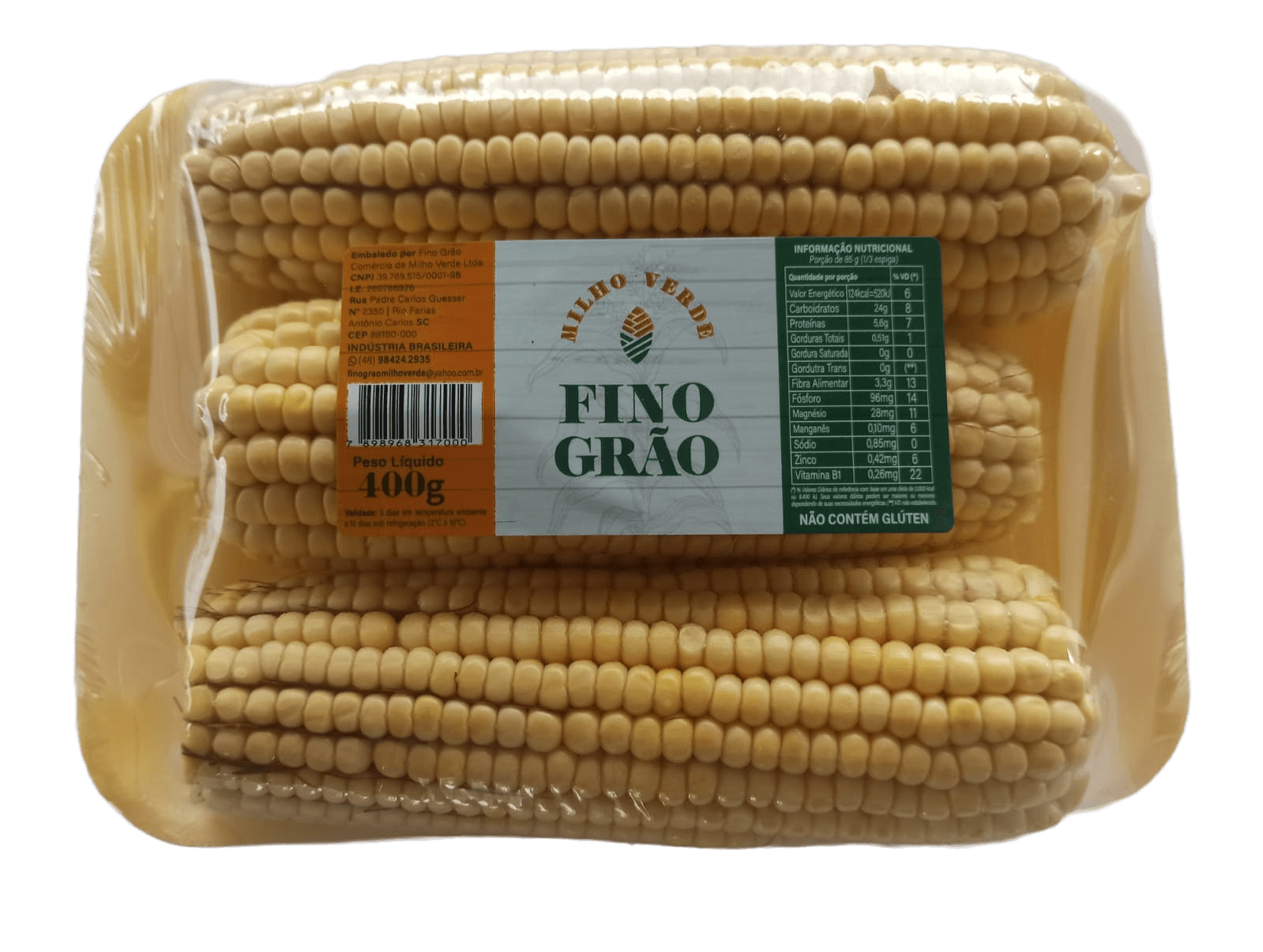 Milho Verde FINO GRAO 400g