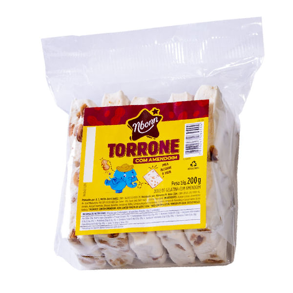 Torrone NBONN com Amendoim 200g - Angeloni Supermercado