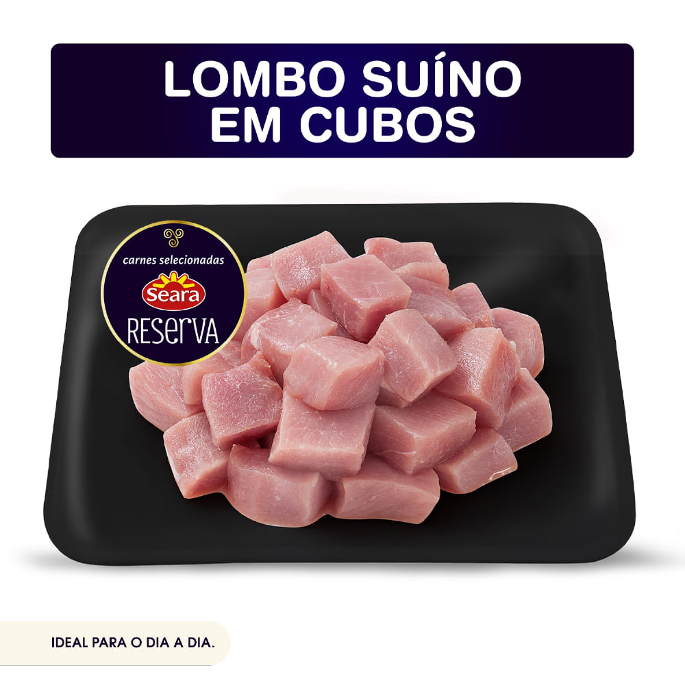 Lombo Suíno Seara Cubos Resfriado - Angeloni Supermercado