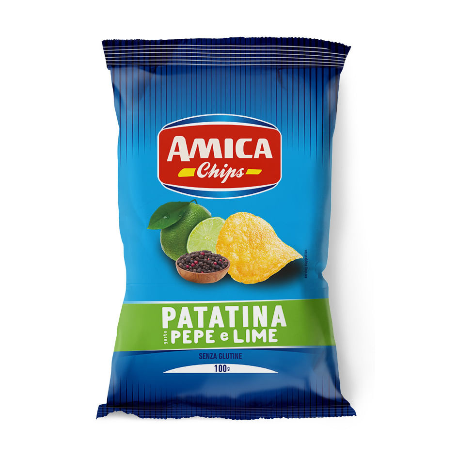 Batata Chips AMICA Pimenta e Limão 100g - Angeloni Supermercado