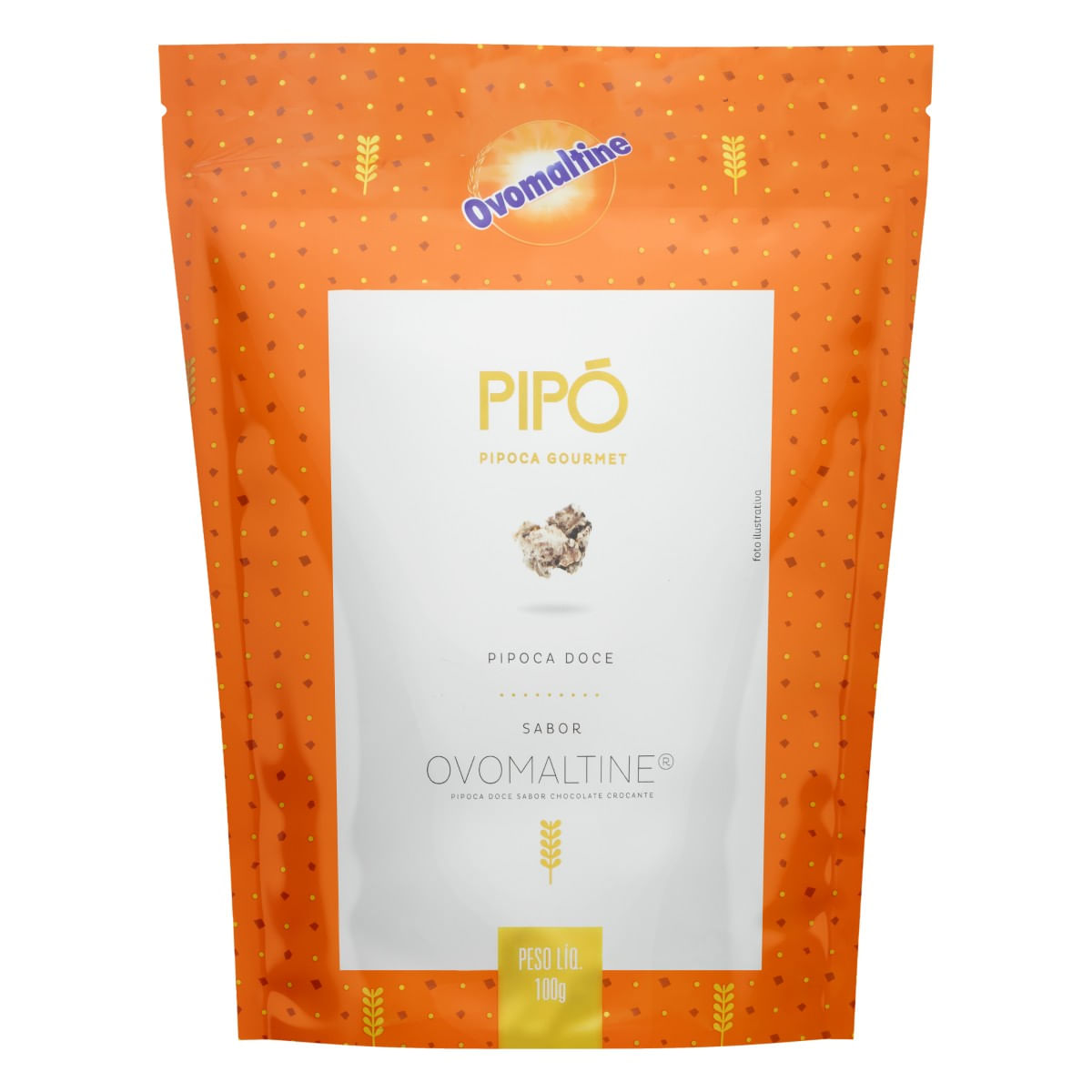 Pipoca PIPÓ Gourmet Ovomaltine 100g