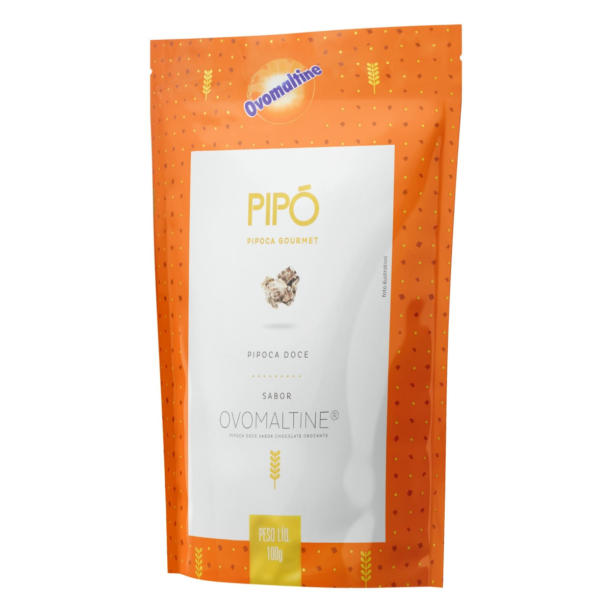Pipoca PIPÓ Gourmet Ovomaltine 100g