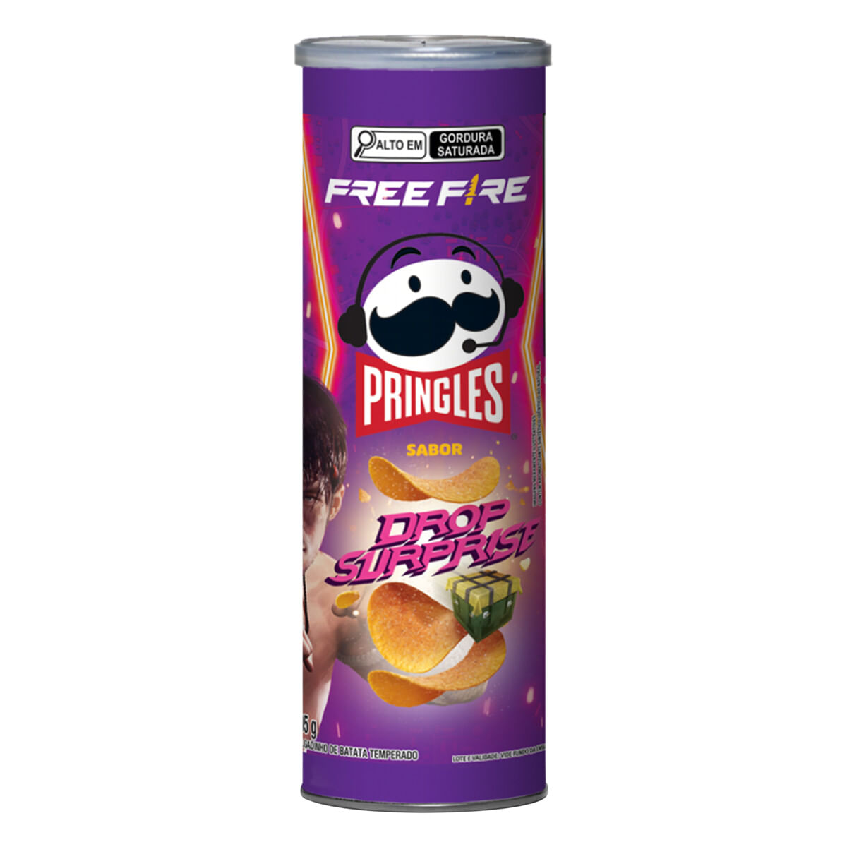 Batata PRINGLES Free Fire Drop Surprise 105g - Angeloni Supermercado