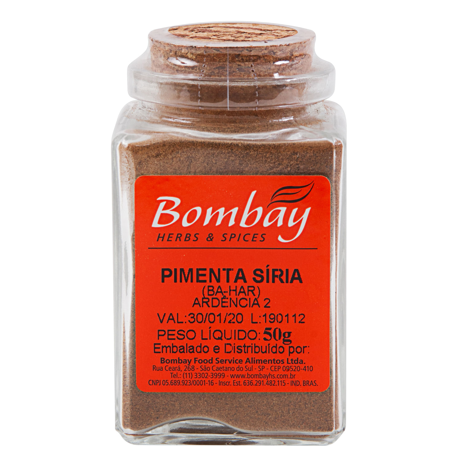 Pimenta Síria BOMBAY Herbs & Spices Ardência 2 50g