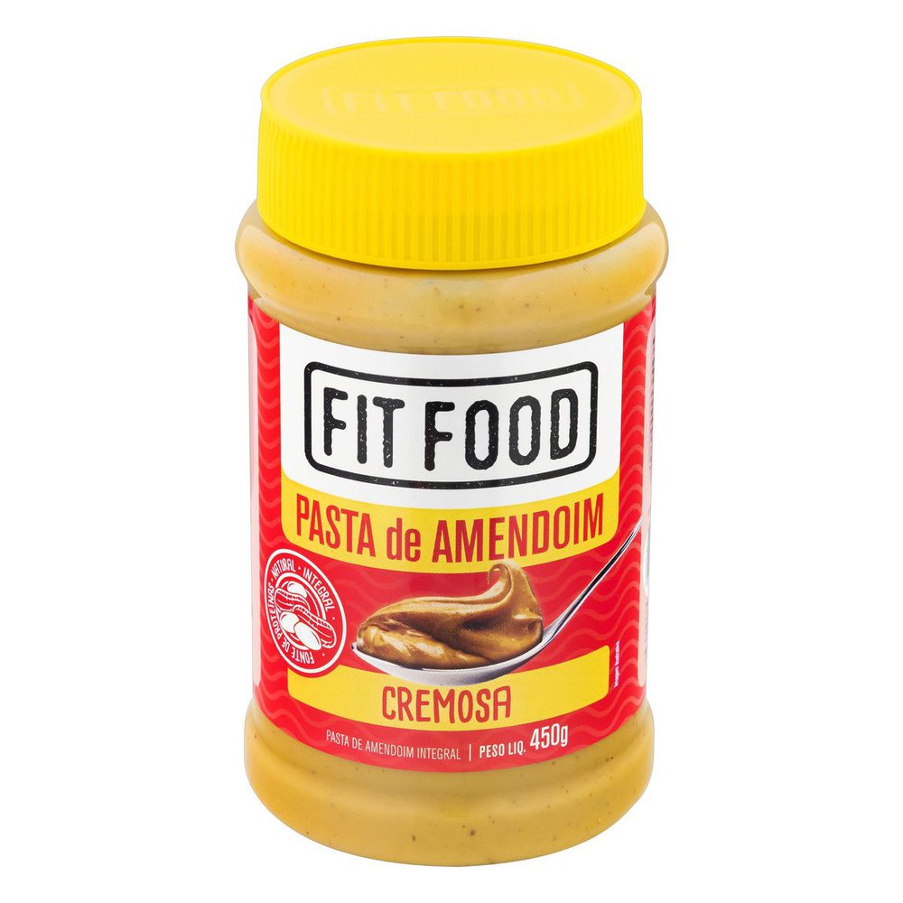 Pasta de Amendoim FIT FOOD Cremosa 450g - Angeloni Supermercado