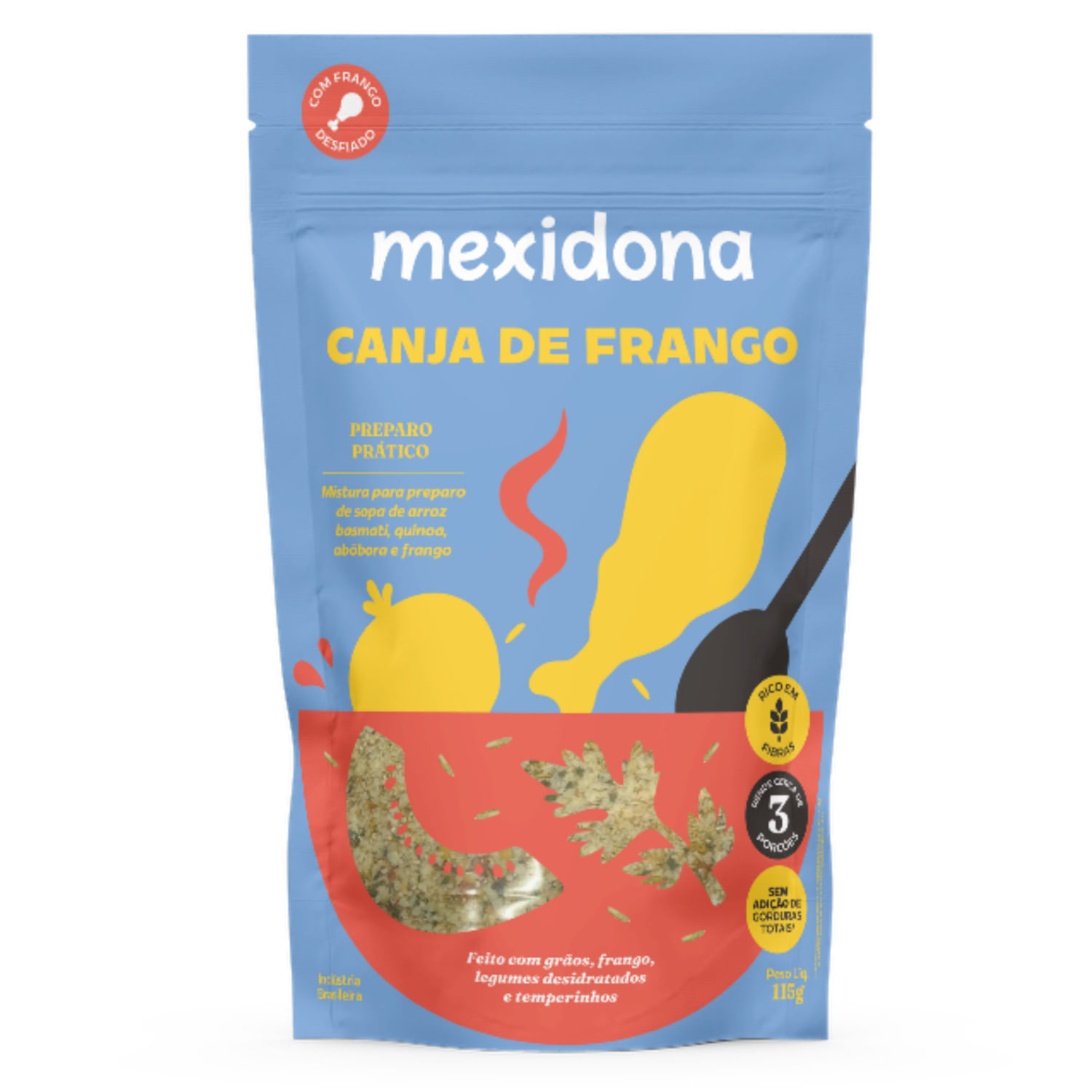 Canja MEXIDONA Frango 115g - Angeloni Supermercado