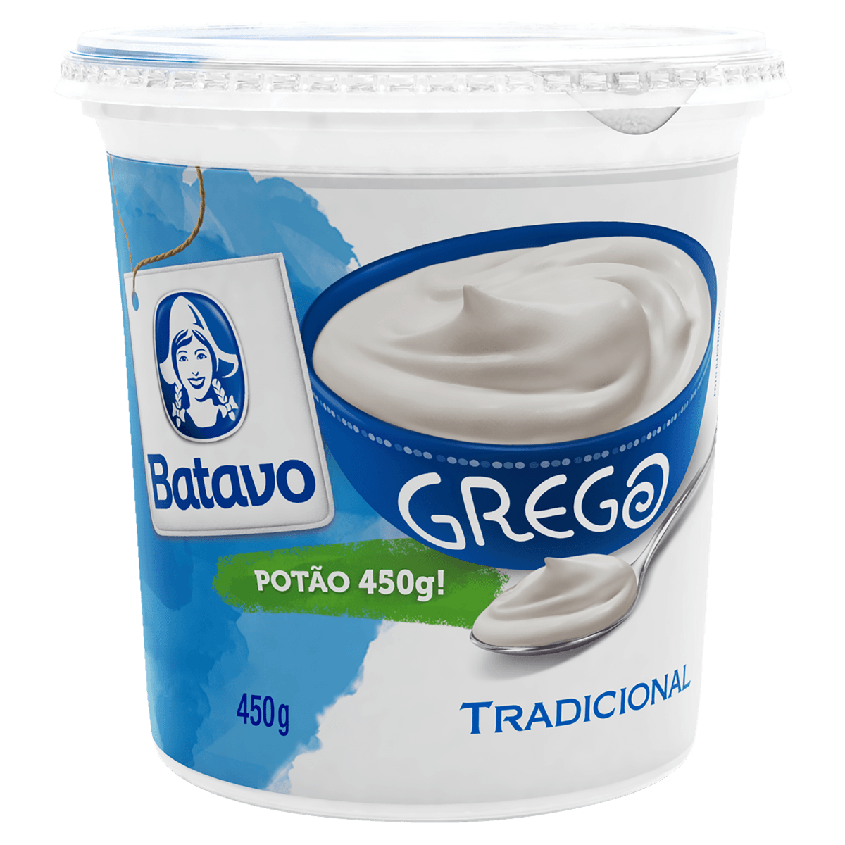 Iogurte Batavo Grego Tradicional 500g