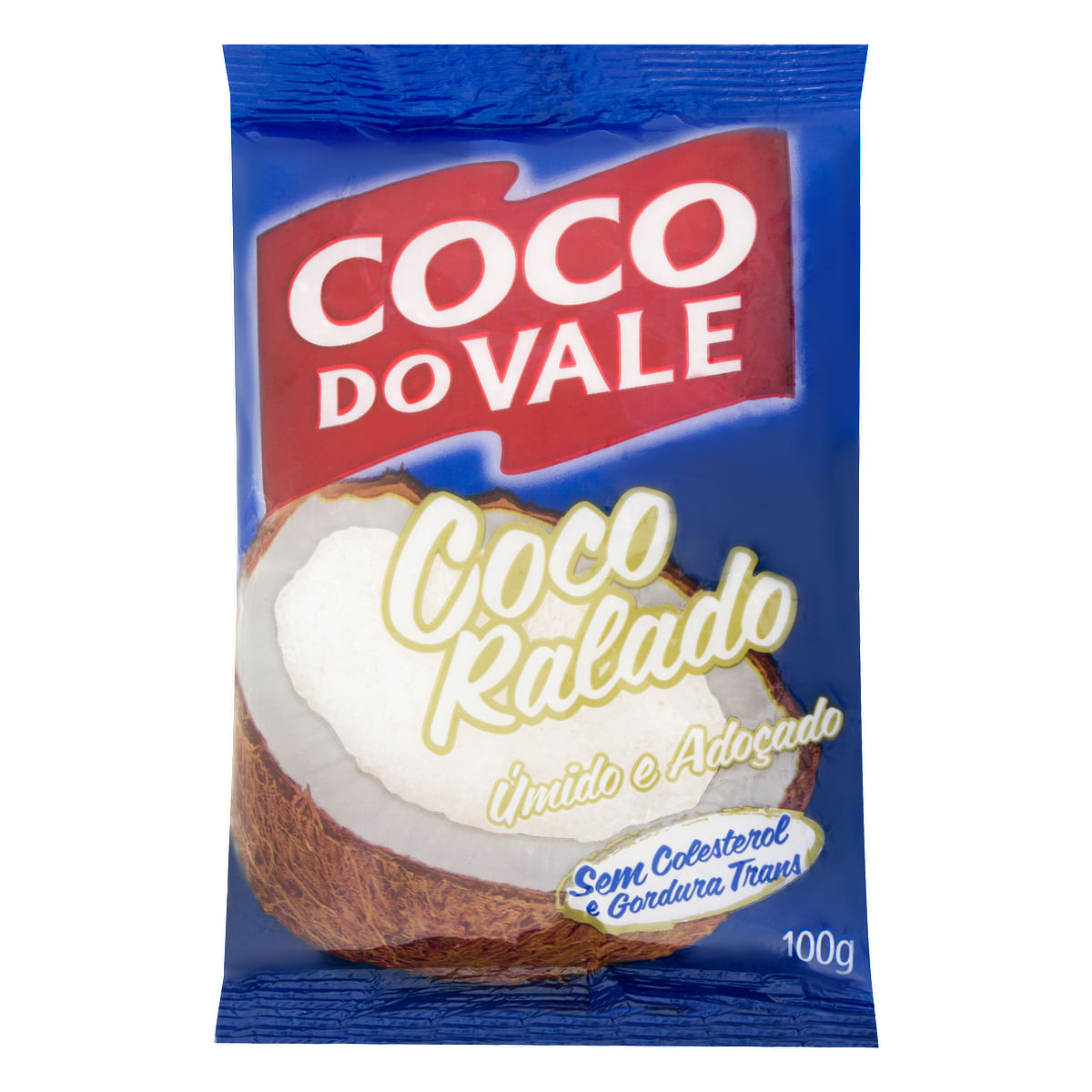 Coco Ralado COCO DO VALE Úmido e Adoçado 100g - Angeloni Supermercado