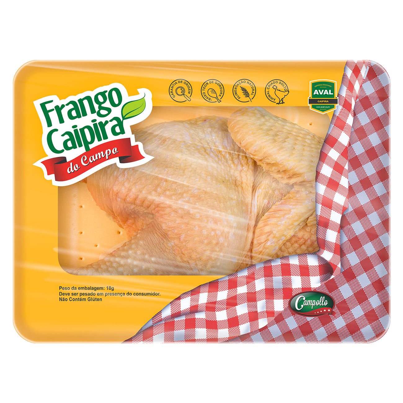 Frango Caipira IVAIPORA Metade Congelado kg - Angeloni Supermercado