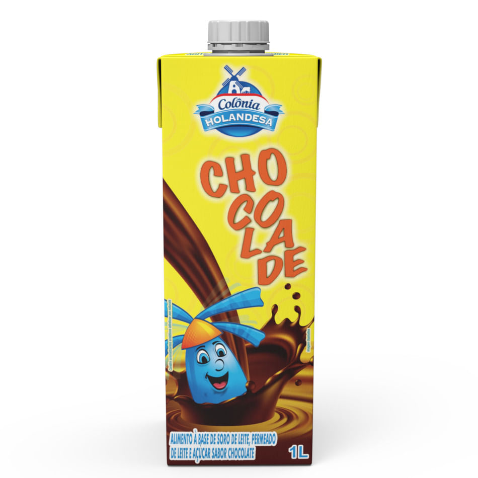 Bebida Láctea COLONIA HOLANDESA Chocolate 1 litro - Angeloni Supermercado