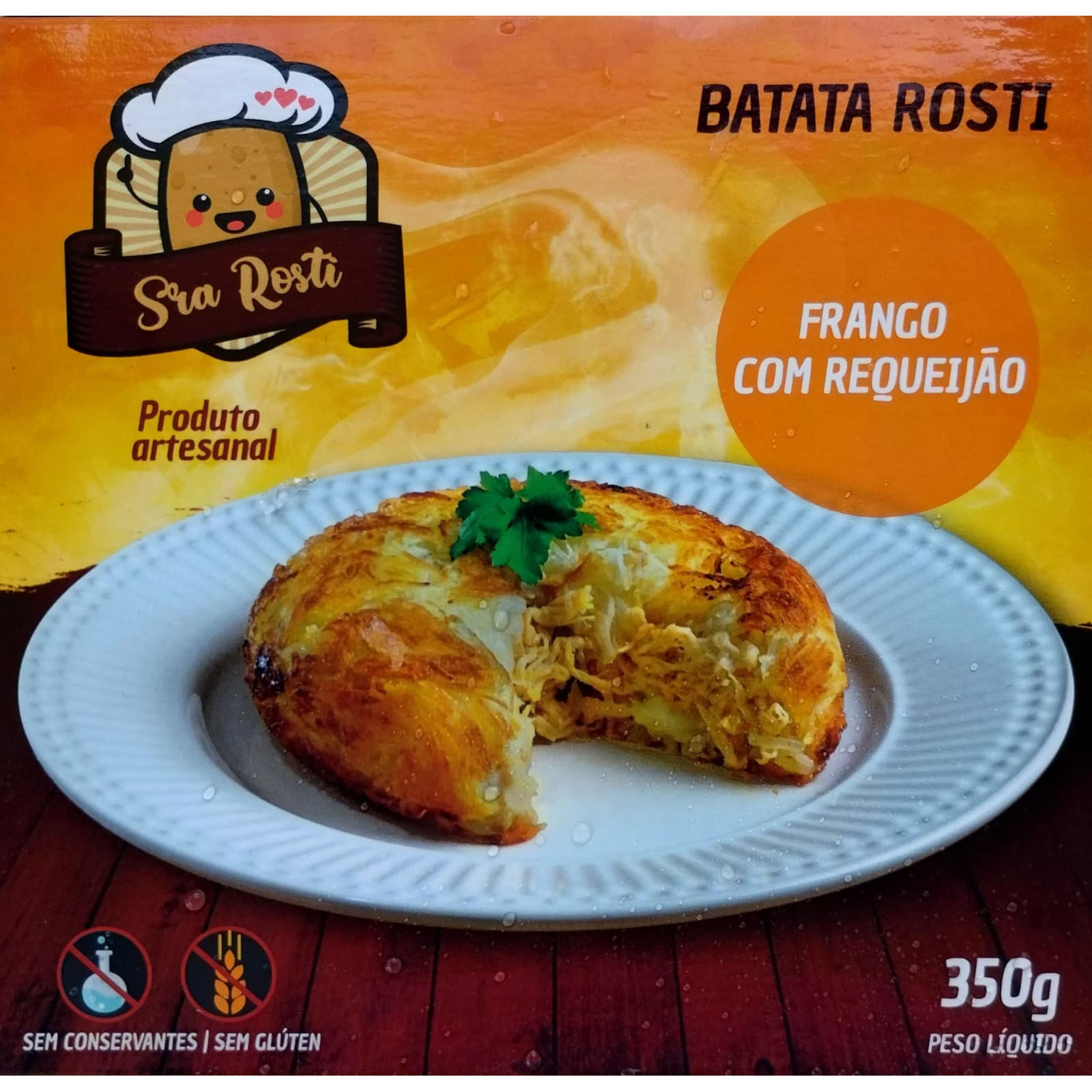 Batata Rosti SRA ROSTI Frango com Requeijão Congelada 350g - Angeloni ...