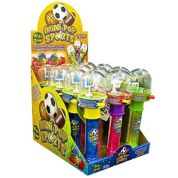 Bala KIDS ZONE Mini Pop Sports Cx com 12 de 10g cada - Angeloni ...